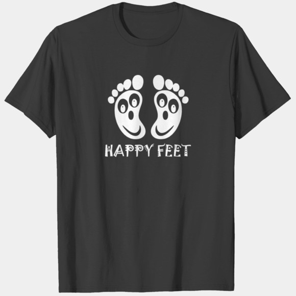 Gildan | Shirts | Happy Feet Unisex Tshirt Gift For Fan | Poshmark